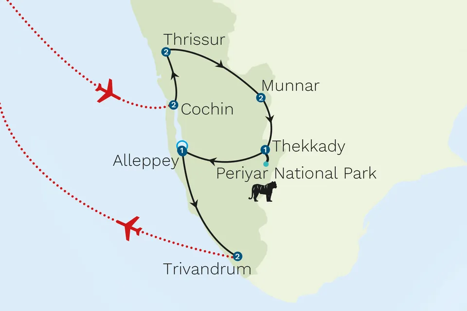 Kerala Explorer for Solo Travellers | Mercury Holidays