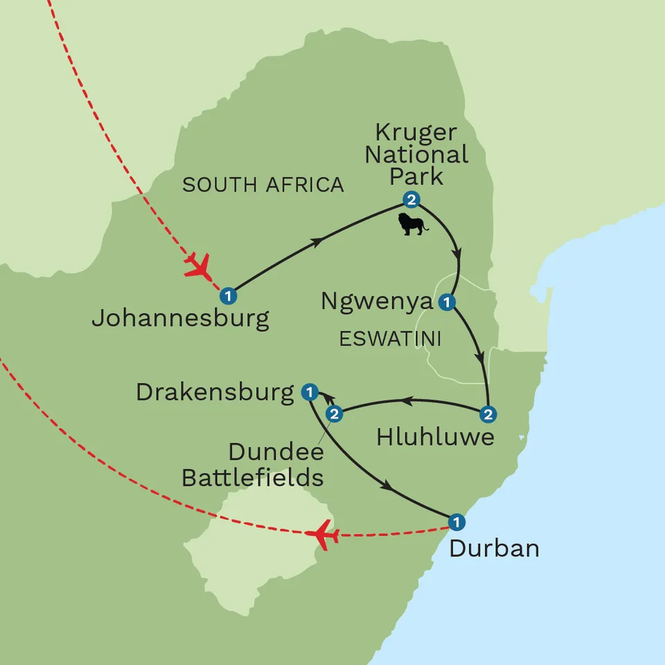 South Africa and Eswatini: Safaris, Kingdoms and Battlefields with ...