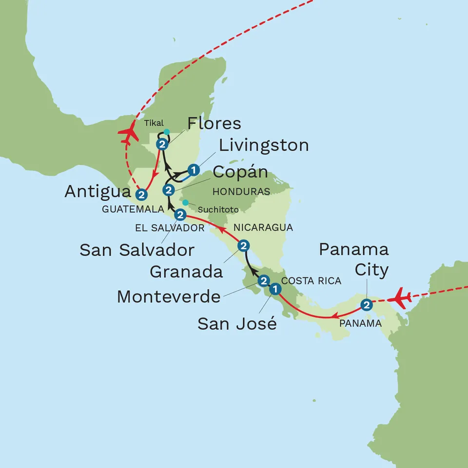 Journey through the Heart of Central America with Lake Atitlan ...